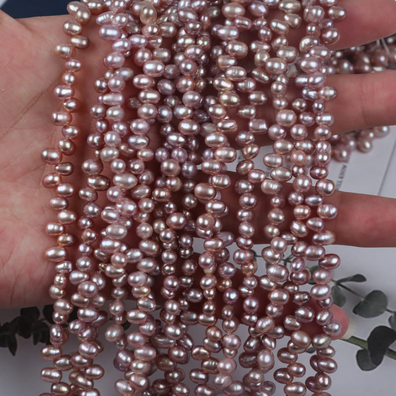 5-6mm Colorful Natural Freshwater Pearl Strands - Pearls from China