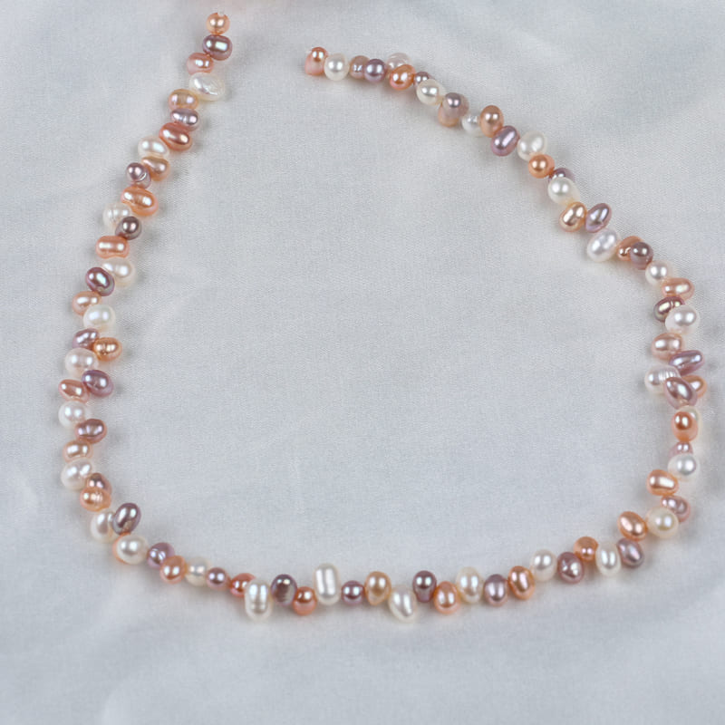 5-6mm Colorful Natural Freshwater Pearl Strands - Pearls from China